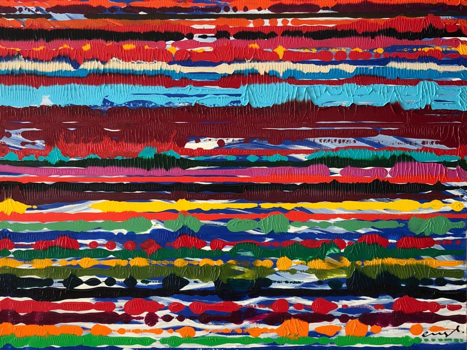 Norbert Engel, artiste peintre informel & abstrait